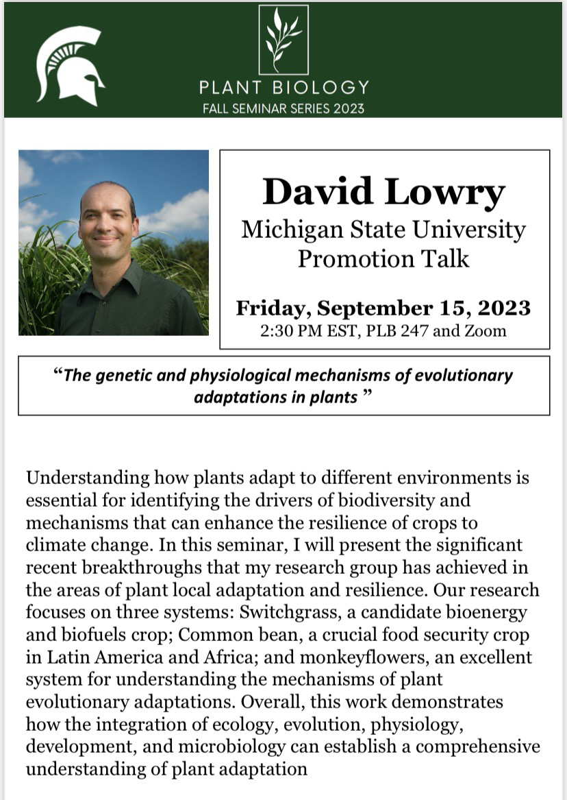 David Lowry (@DavidLowry@ecoevo.social) - ecoevo.social